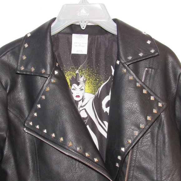Disney | Jackets & Coats | Disney Villain Faux Leather Jacket | Poshmark